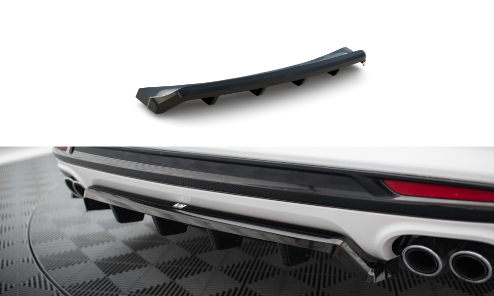 Central Rear Splitter (with vertical bars) Ford Mondeo Sport Mk5 ...